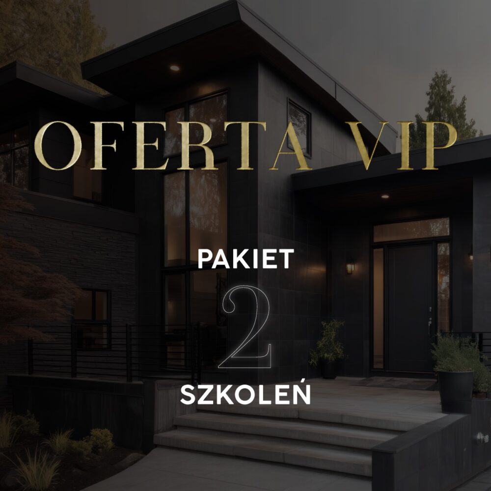 OFERTA VIP – PAKIET 2 SZKOLEŃ - PokochajPieniadze.pl